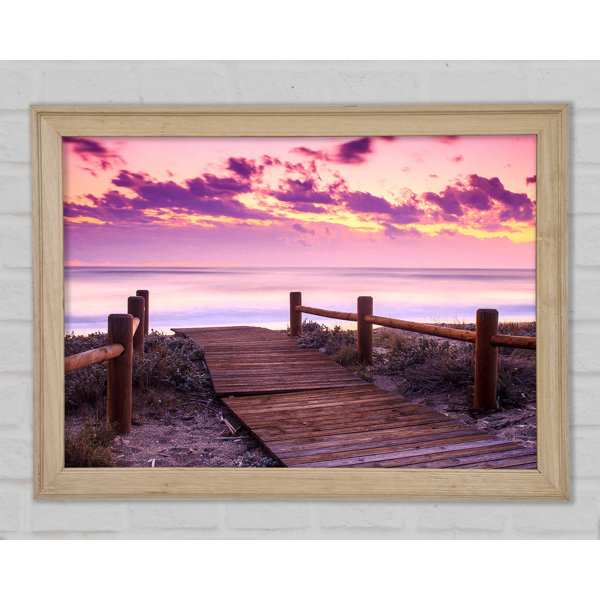 Haus am Meer Gerahmter Kunstdruck Purple Stillness | Wayfair.de